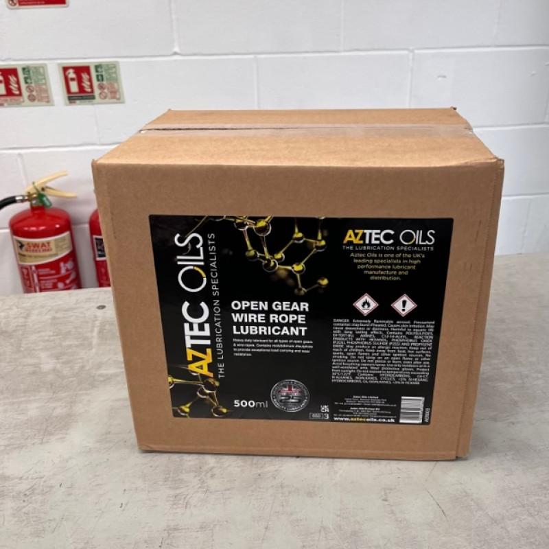 Aztec Open Gear Wire Rope Lubricant Aerosols 500ml