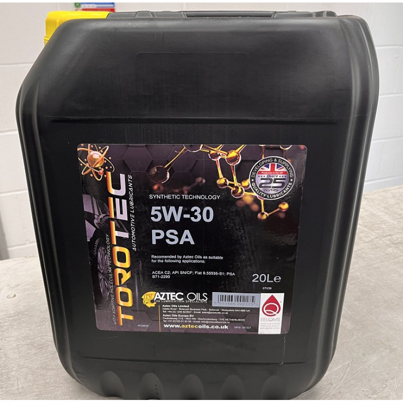 AZTEC OILS PSA 5W/30 C2 ENGINE OIL