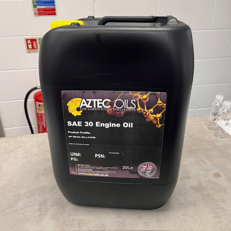 Aztec SAE 30 monograde engine oil