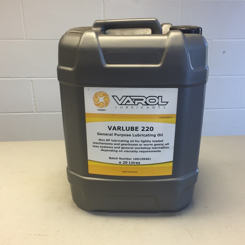 Varol Varlube 220 Circulating Oil 20 litre